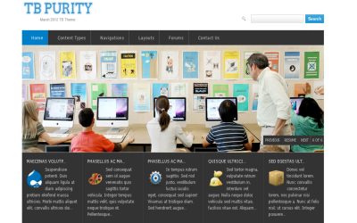 Best Drupal themes part 1. Best creative Drupal themes - Drupal News - admin
